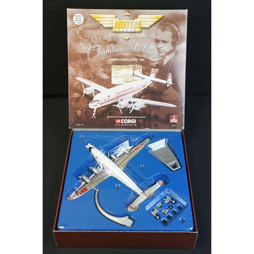 Seven boxed Corgi Aviation Archive diecast model planes to include 5 x ...