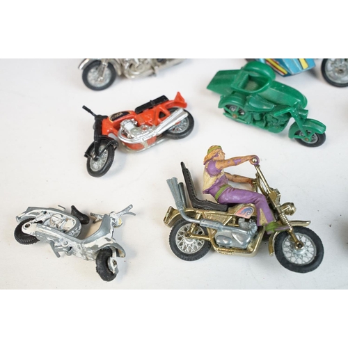 Boxed Britains Speed Twin Rider Motorcycle (vg overall), along with 12 ...