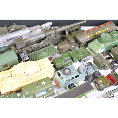 Large collection of Mid 20th C diecast military models to include Corgi ...