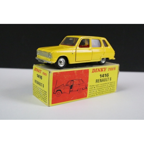 Two boxed French Dinky diecast models to include 1424 Renault 12 in ...