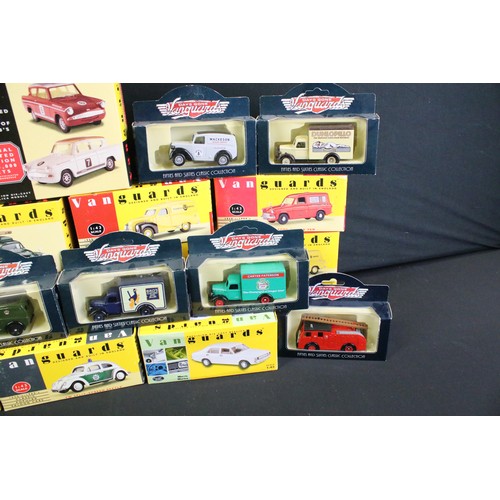 23 Boxed Vanguards diecast models to include VA10002, VA11000, VA12002 ...