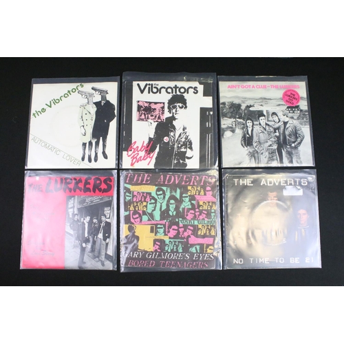 Vinyl - 20 1st generation Punk 7” singles to include: Stiff Little ...