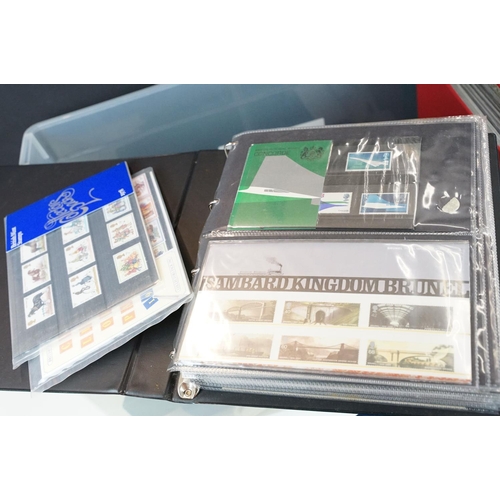 Collection of first day covers, stamp presentation packs & stamped ...