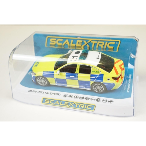 Five cased Scalextric Slot cars featuring C3408 MG Metro 6R4 NO.15 ...