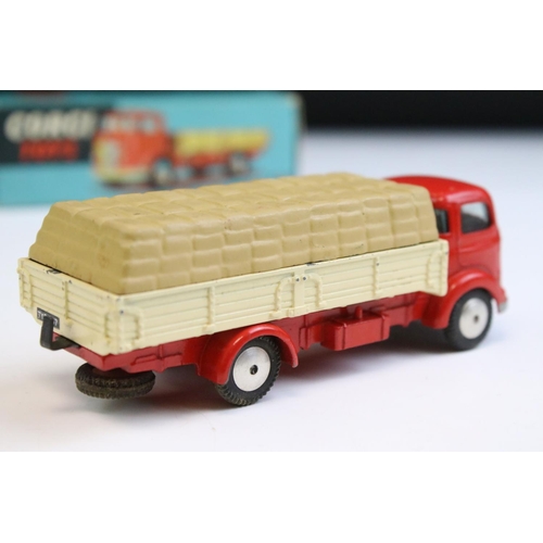 Boxed Corgi 452 Commer 5 ton Dropside Lorry diecast model with red cab ...