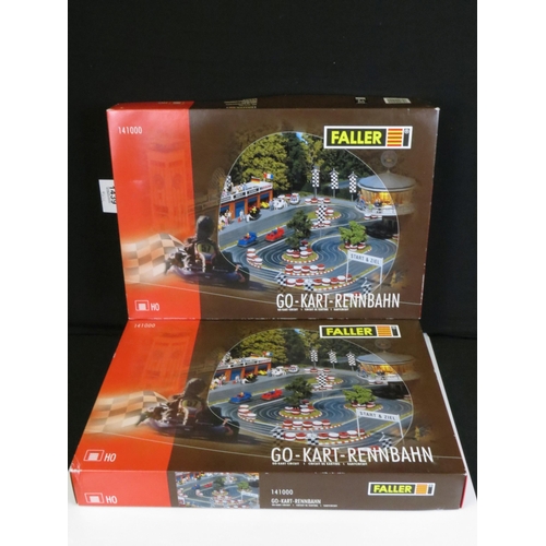 Two boxed Faller 141000 HO / OO Go-Kart-Rennbahn / Circuit, both ...