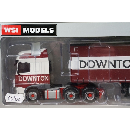 Two boxed 1/50 scale WSI Models heavy haulage diecast models to include ...