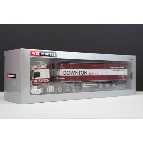 Two boxed 1/50 scale WSI Models heavy haulage diecast models to include ...