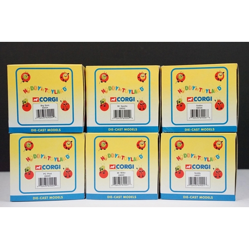 Six Boxed Corgi Noddy In Toyland diecast models to include Mr Milko ...