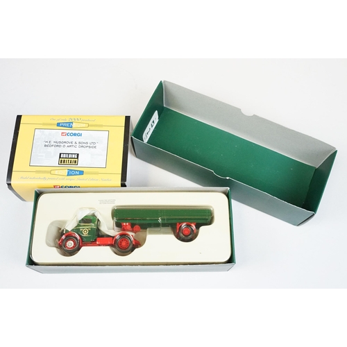 Three boxed Corgi diecast models to include 2 x Corgi Premium Edition ...