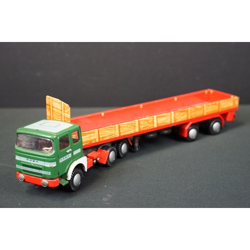 Six boxed 1/50 scale heavy haulage diecast models to include 2 x Corgi ...