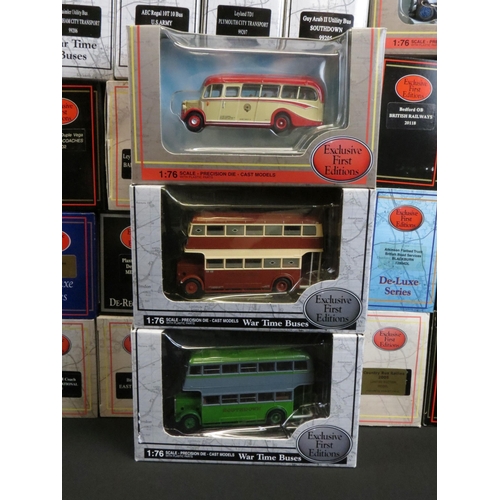 51 Boxed 1/76 scale EFE Exclusive First Editions diecast model buses to ...