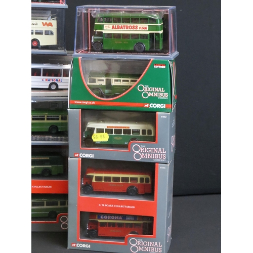39 Boxed / cased 1/76 scale Corgi Original Omnibus diecast models to ...