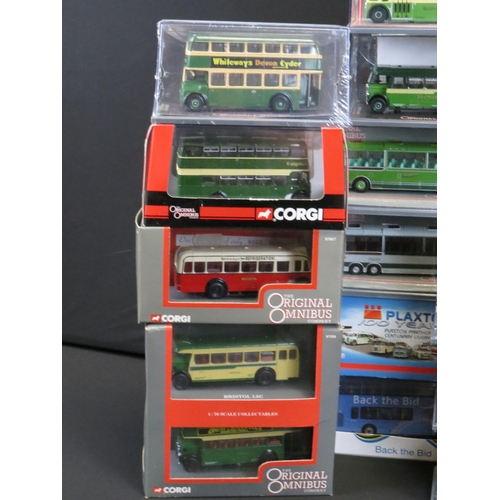 39 Boxed / cased 1/76 scale Corgi Original Omnibus diecast models to ...