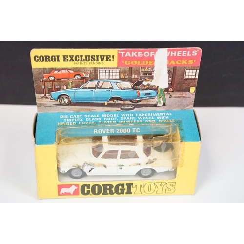 Three Corgi diecast models to include 275 Rover 2000 TC With Take Off ...