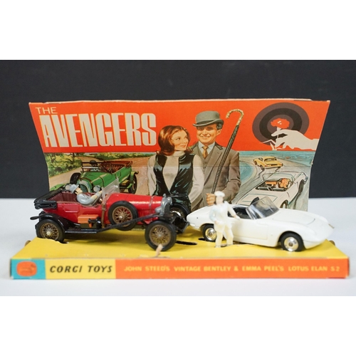 Boxed Corgi Gift Set 40 The Avengers diecast model set, with both ...