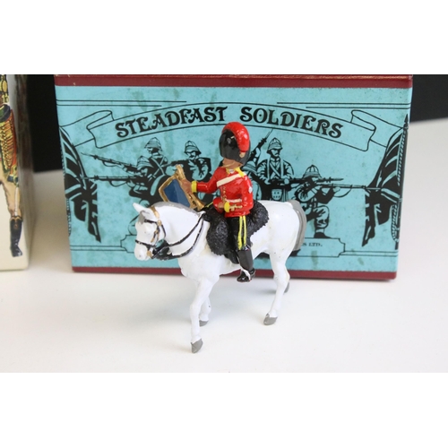 Four boxed Steadfast Soldiers metal figures to include SF42A, SF50A ...