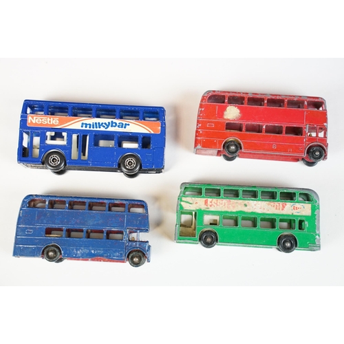32 Mid 20th C Onwards diecast model buses featuring Dinky, Budgie Toys ...