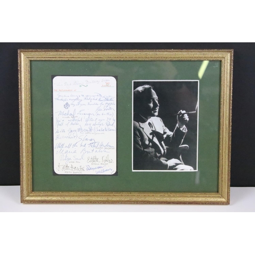 "The Red Devil Battery Sign" cast autographs from 1977 to include Tennessee Williams, Michael Ensign