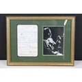 "The Red Devil Battery Sign" cast autographs from 1977 to include ...