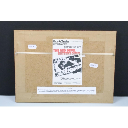 "The Red Devil Battery Sign" cast autographs from 1977 to include ...