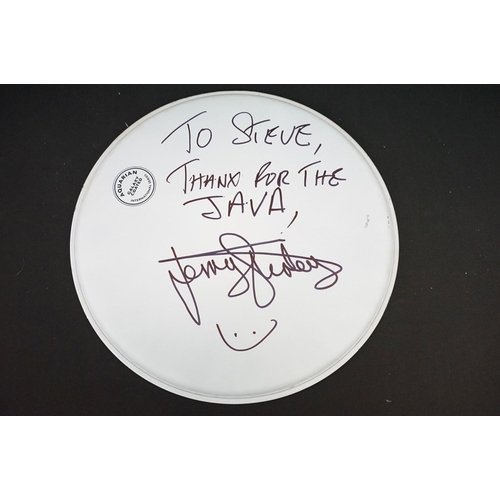 Memorabilia / Autographs - 11 signed drum skins to include Terry ...