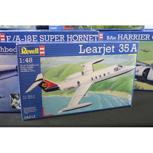19 Boxed Revell plastic model kits to include 11 x 1/72, 4 x 1/48 & 1 x ...