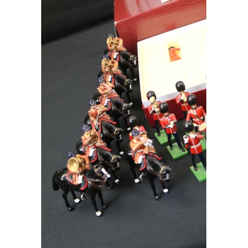 Collection of various boxed metal figures and figures sets to include 4 ...