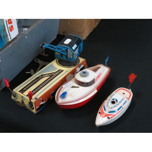 Collection of various toys and games to include boxed Triang Trik Trak ...