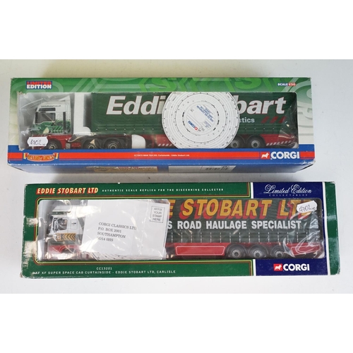 Ten boxed ltd edn 1/50 scale Corgi heavy haulage diecast models to ...