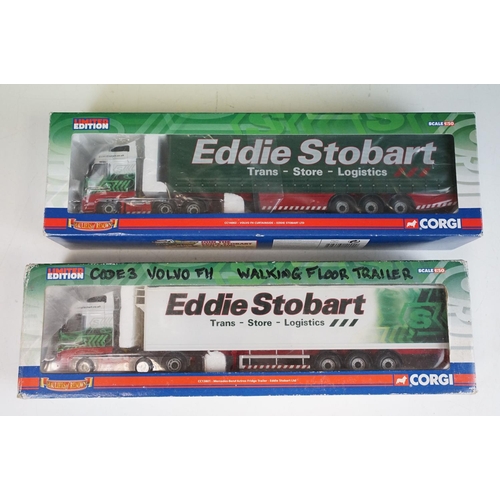 Ten boxed ltd edn 1/50 scale Corgi heavy haulage diecast models to ...