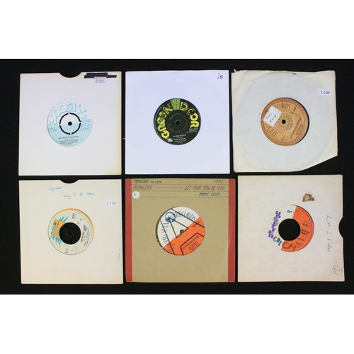 Vinyl - over 60 Uk pressing Reggae 7" singles including many on Trojan ...