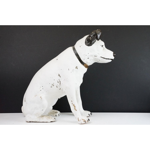 Vintage advertising figure of 'Nipper' the HMV Dog, H 42cm