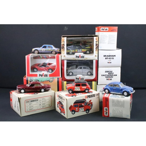 12 Boxed Polistil 1/25 - 1/30 diecast models to include S686 Mercedes ...