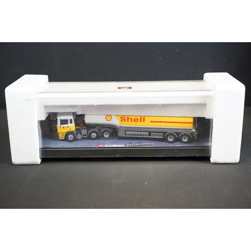 Four cased Corgi Modern Trucks diecast models to include 75102 ERF ...