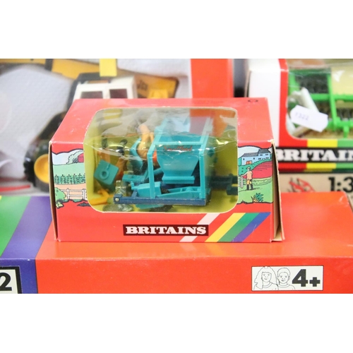 10 Boxed Britains farming related diecast models to include 9574 Front ...