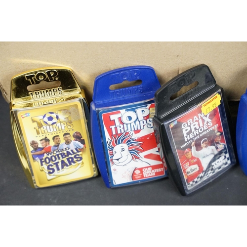 Large collection of cased Top Trumps cards featuring Choppers, Racing ...