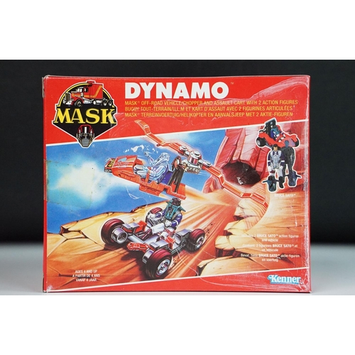 Boxed & unopened Kenner MASK Dynamo vehicle and figure set, wear to one ...