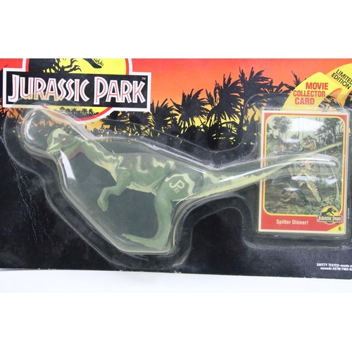 Two carded Kenner Jurassic Park dinosaur figures to include ...