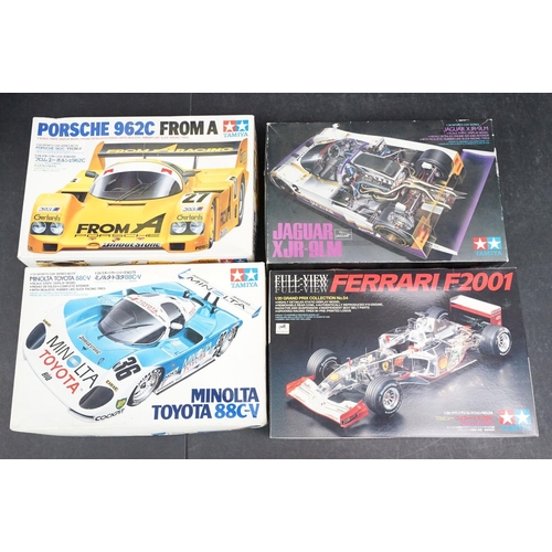 15 Boxed Tamiya 1/20 - 1/24 plastic model kits to include Porsche 962C ...