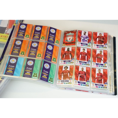 Four Panini collectors binders of Adrenalyn XL premier league trading ...