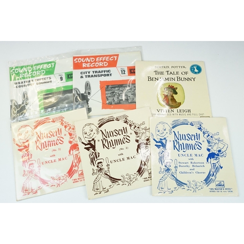 Vinyl - Over 60 7" singles / EPs to include EMI Sound Effects series ...