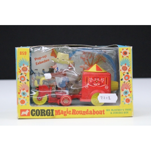 Boxed Corgi Magic Roundabout 859 Mr McHenry's Trike & Zebedee Box ...