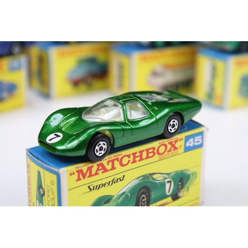 Eight boxed Matchbox Superfast & 75 Series diecast models to include 49 ...