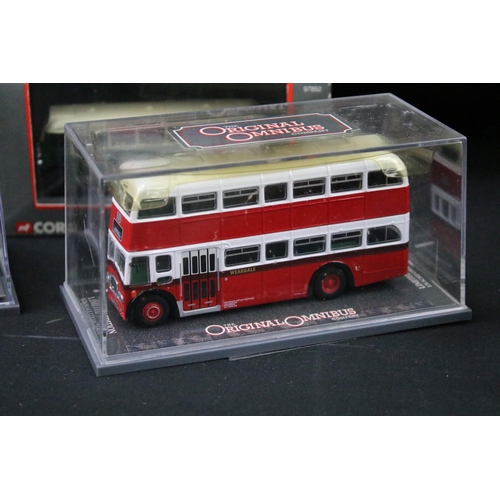44 Boxed / cased Corgi Original Omnibus diecast model buses to include ...