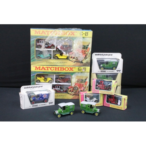 Two boxed Matchbox Famous Models Of Yesteryear G-5 diecast sets (both ...