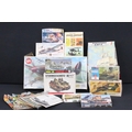Ten boxed plastic model kits to include Airfix 1/24 Hawker Hurricane ...