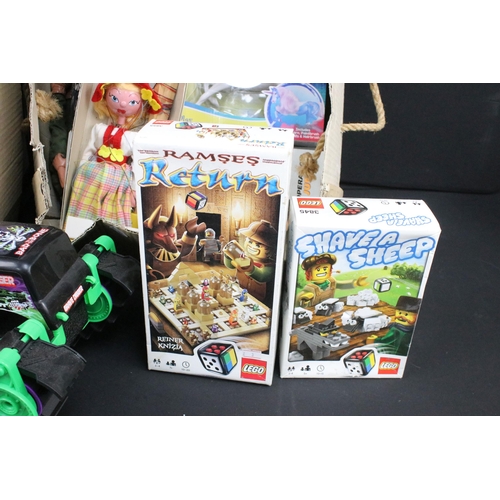 Quantity of various mixed toys and games to include small quantity of ...