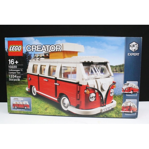 Lego - Boxed 10220 Volkswagen T1 Camper Van set, sealed and ex