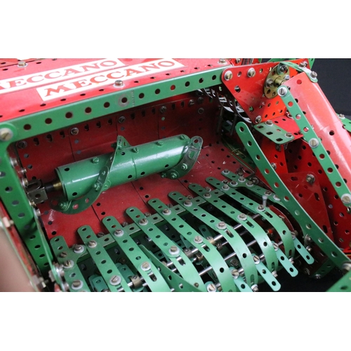 Meccano - Scratch built working construction Meccano model of a Baler ...